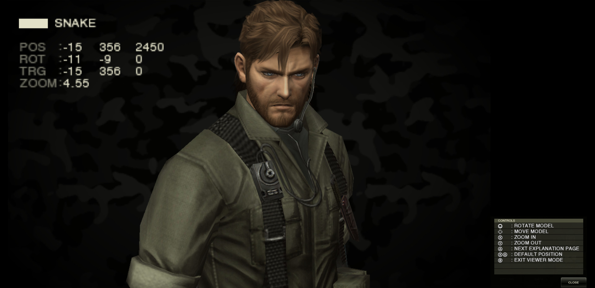 HD Snake Mod for Metal Gear Solid: Snake Eater 3D | MGS:SE3D Mods