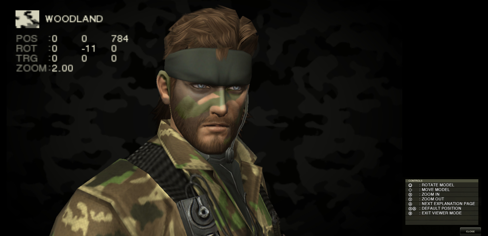 HD Snake Mod for Metal Gear Solid: Snake Eater 3D | MGS:SE3D Mods