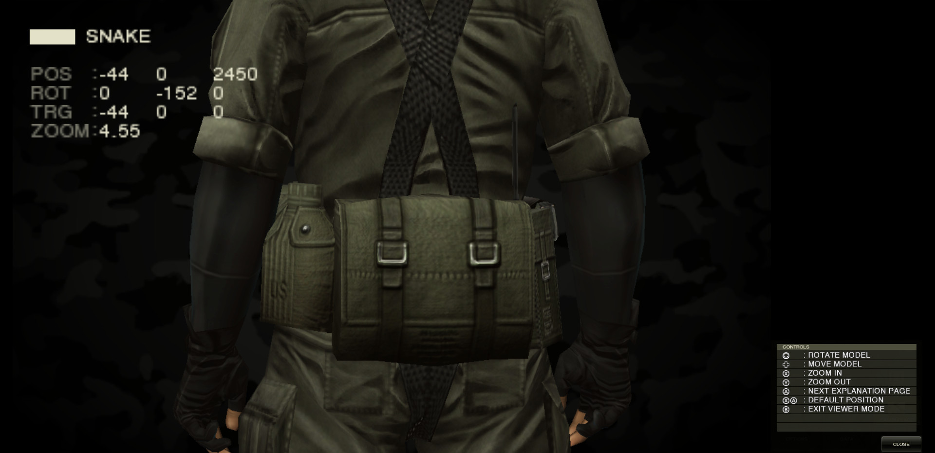 HD Snake Mod for Metal Gear Solid: Snake Eater 3D | MGS:SE3D Mods