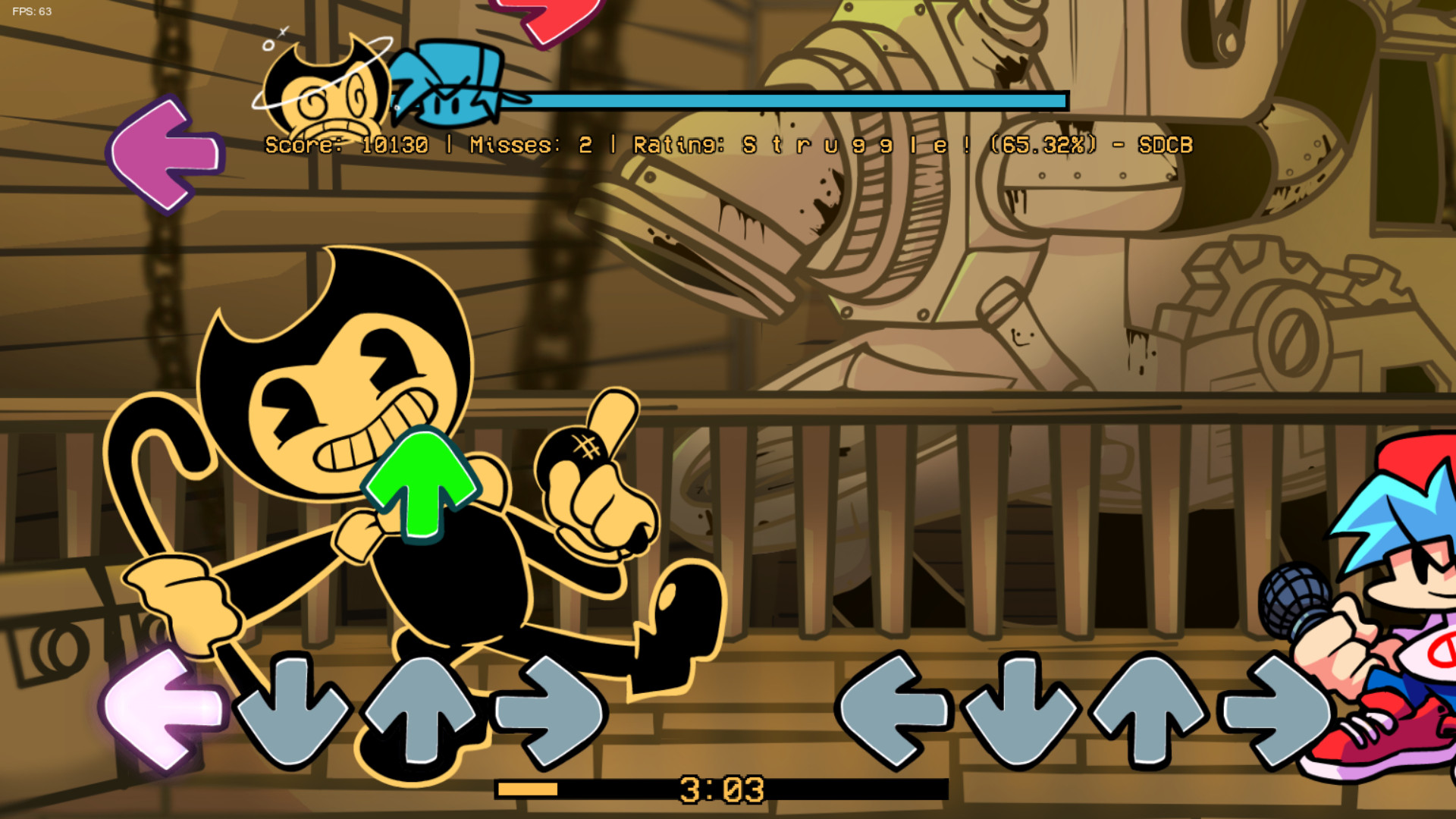 BF and Bendy sings Welcome Home Mod for Friday Night Funkin' | FNF Mods