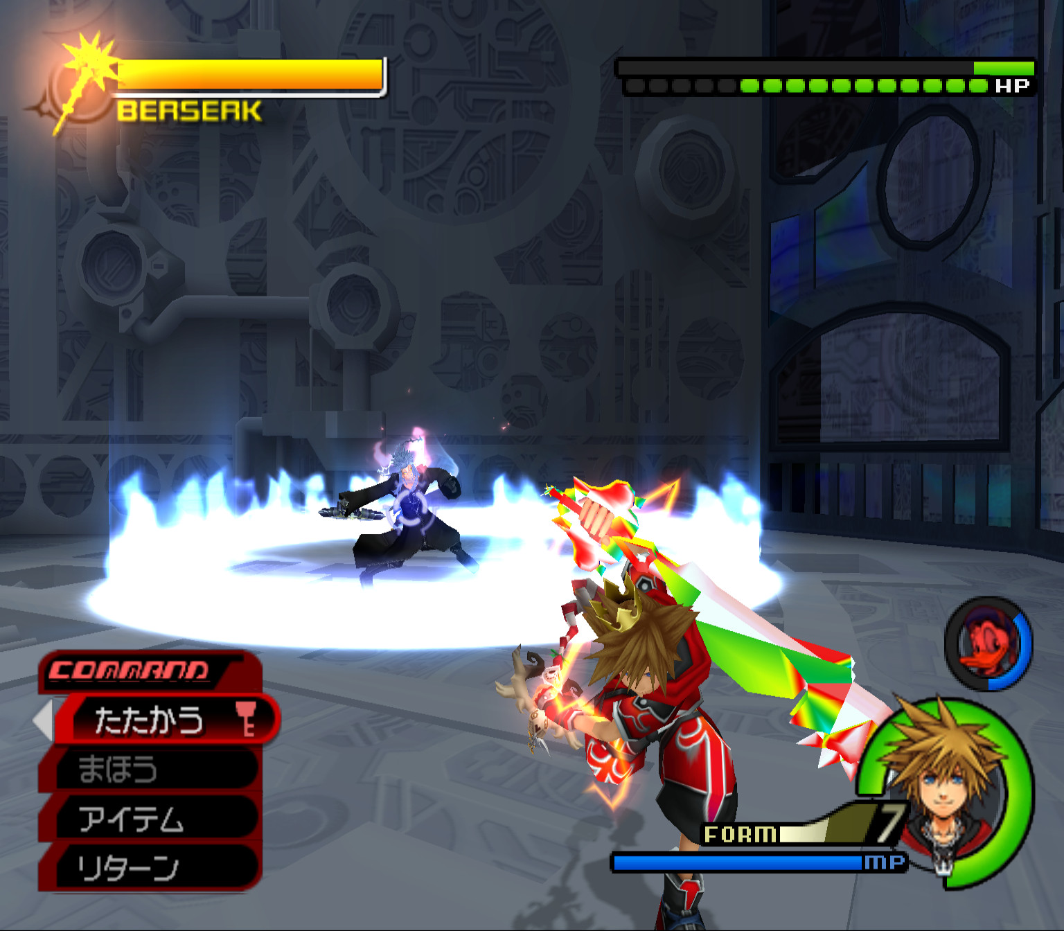 Classic command menu & block animation Mod for Kingdom Hearts II ...
