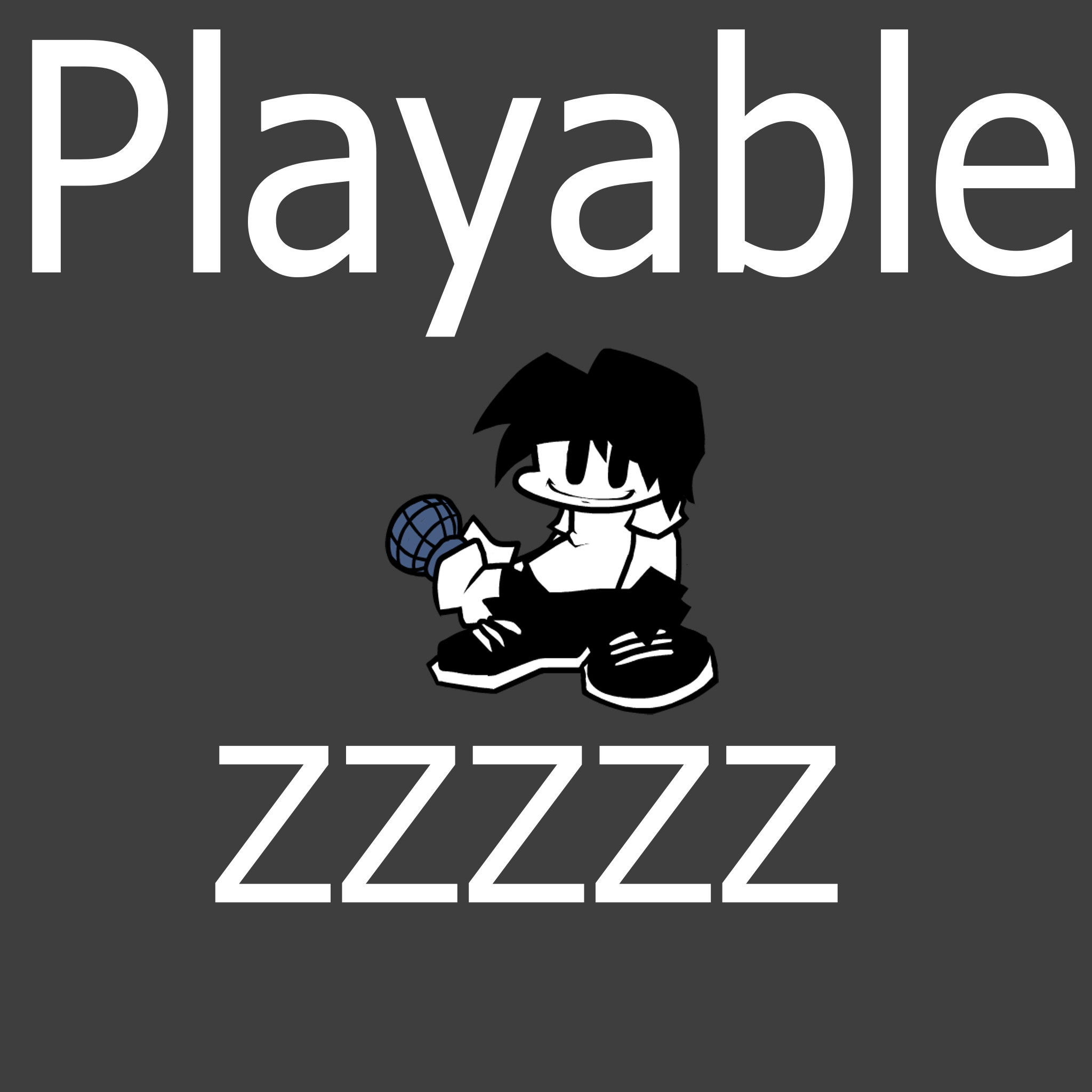 Playable-ZZZZZ Mod for Friday Night Funkin' | FNF Mods