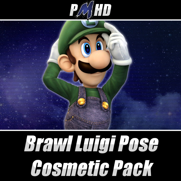 Brawl Luigi Pose Cosmetic Pack Mod for Super Smash Bros. Brawl | Brawl Mods
