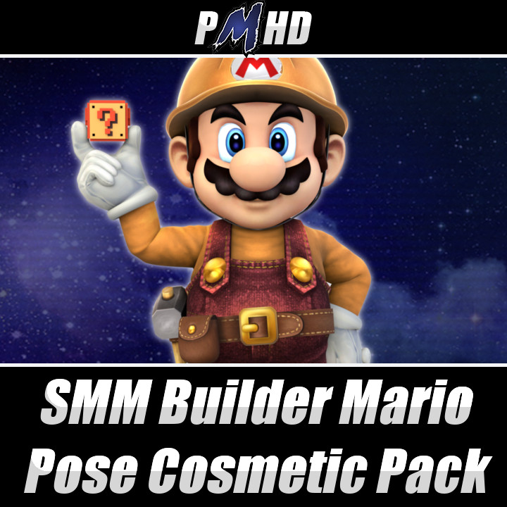 SMM Builder Mario Pose Cosmetic Pack Mod for Super Smash Bros. Brawl ...