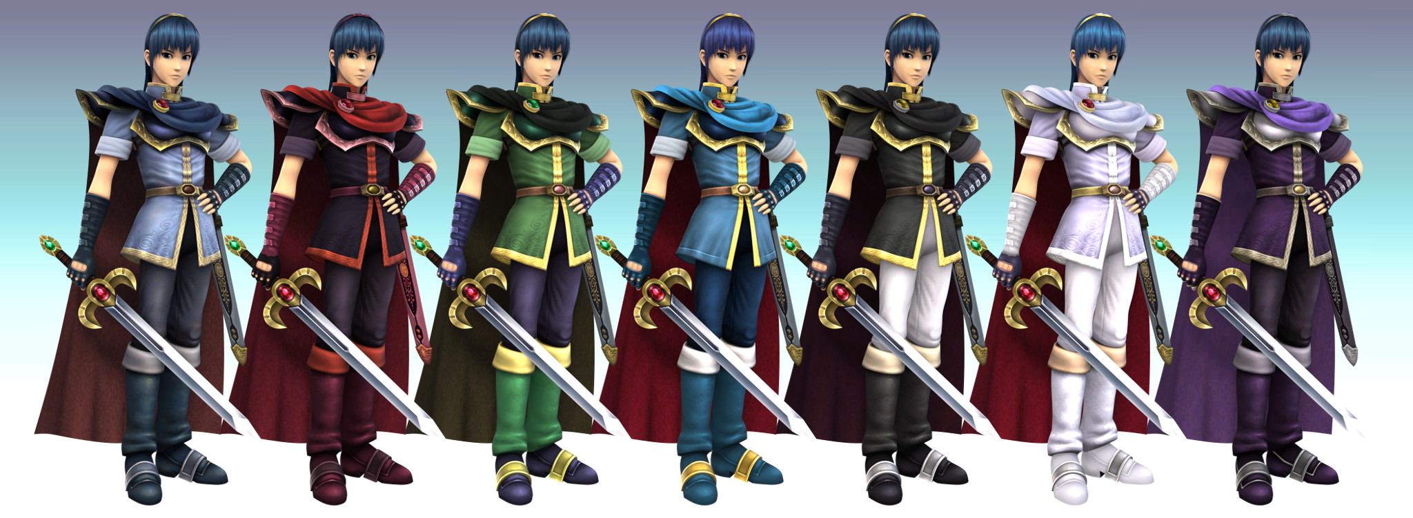 Brawl Marth Pose Cosmetic Pack Mod for Super Smash Bros. Brawl | Brawl Mods