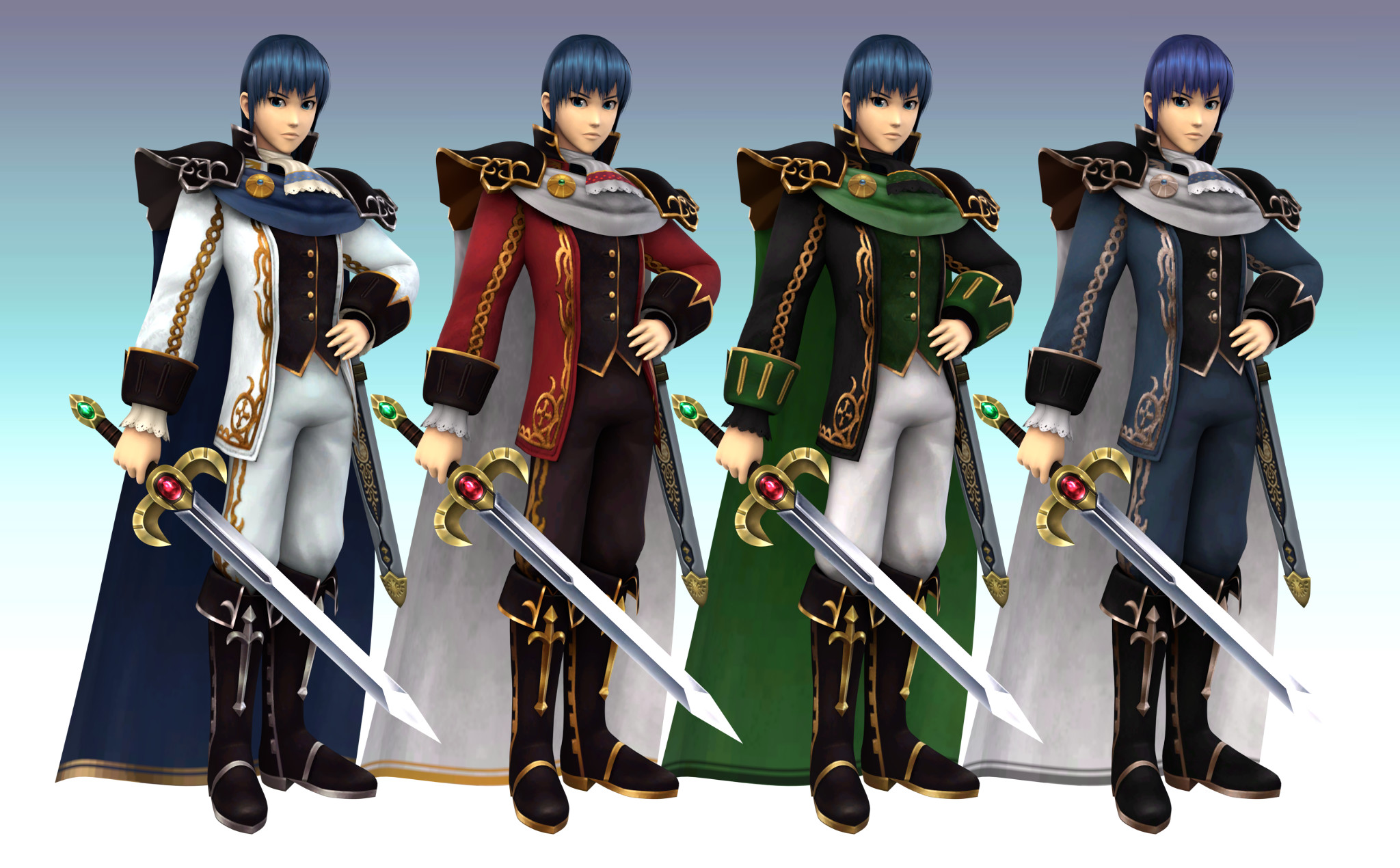 Brawl Marth Pose Cosmetic Pack Mod for Super Smash Bros. Brawl | Brawl Mods