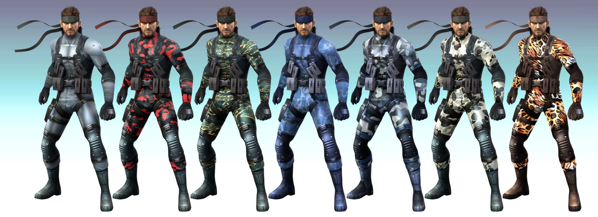Brawl Snake Pose Cosmetic Pack Mod for Super Smash Bros. Brawl | Brawl Mods