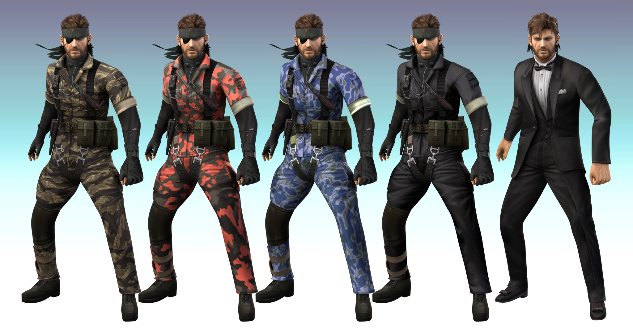 Brawl Snake Pose Cosmetic Pack Mod for Super Smash Bros. Brawl | Brawl Mods