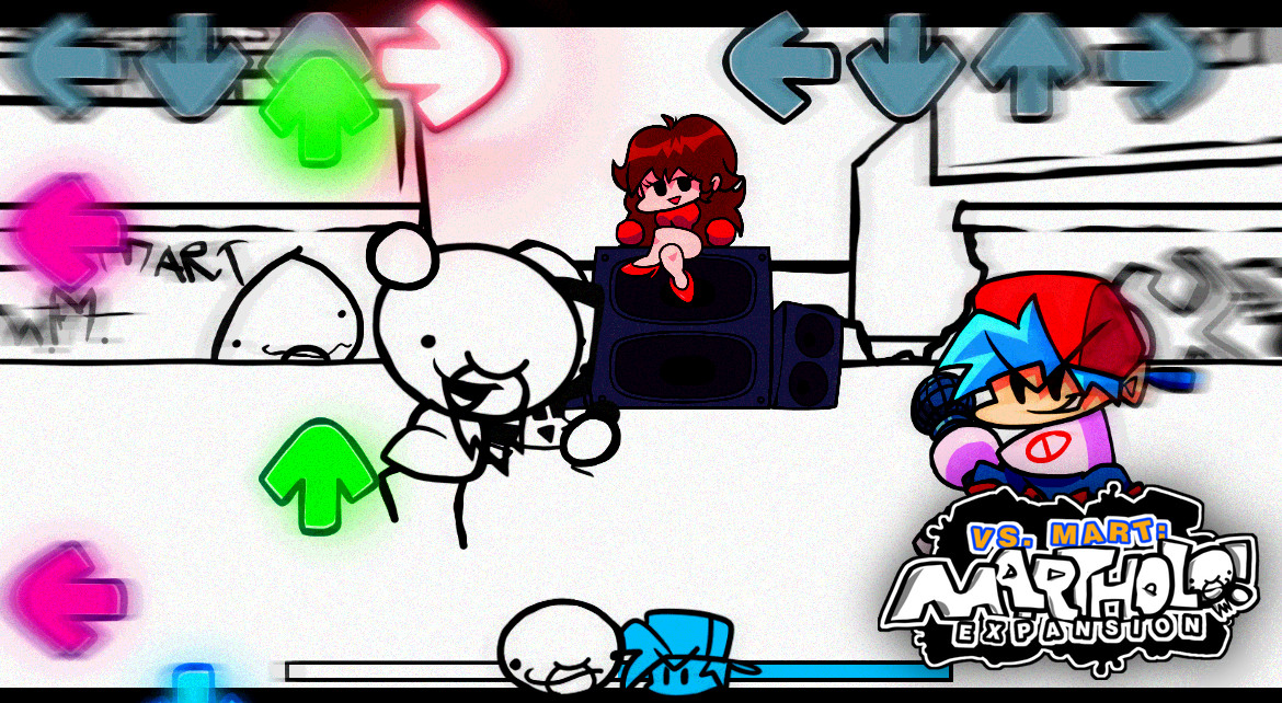 Vs. Mart: MARTHOLO EXPANSION Mod for Friday Night Funkin' | FNF Mods