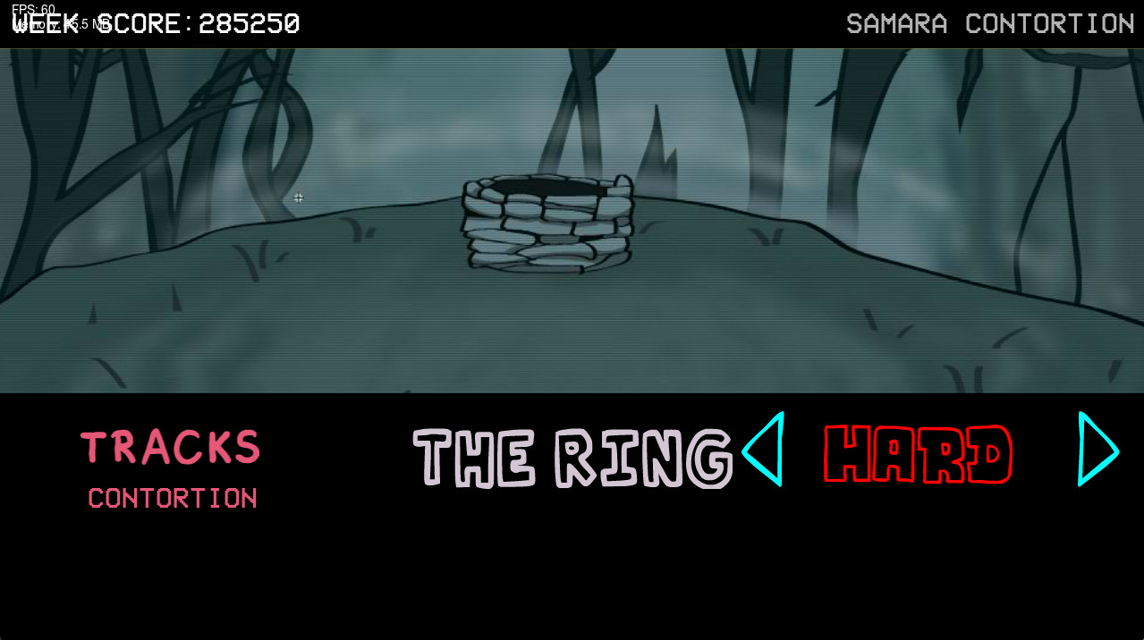 FNF THE RING MOD: CONTORTION Mod for Friday Night Funkin' | FNF Mods