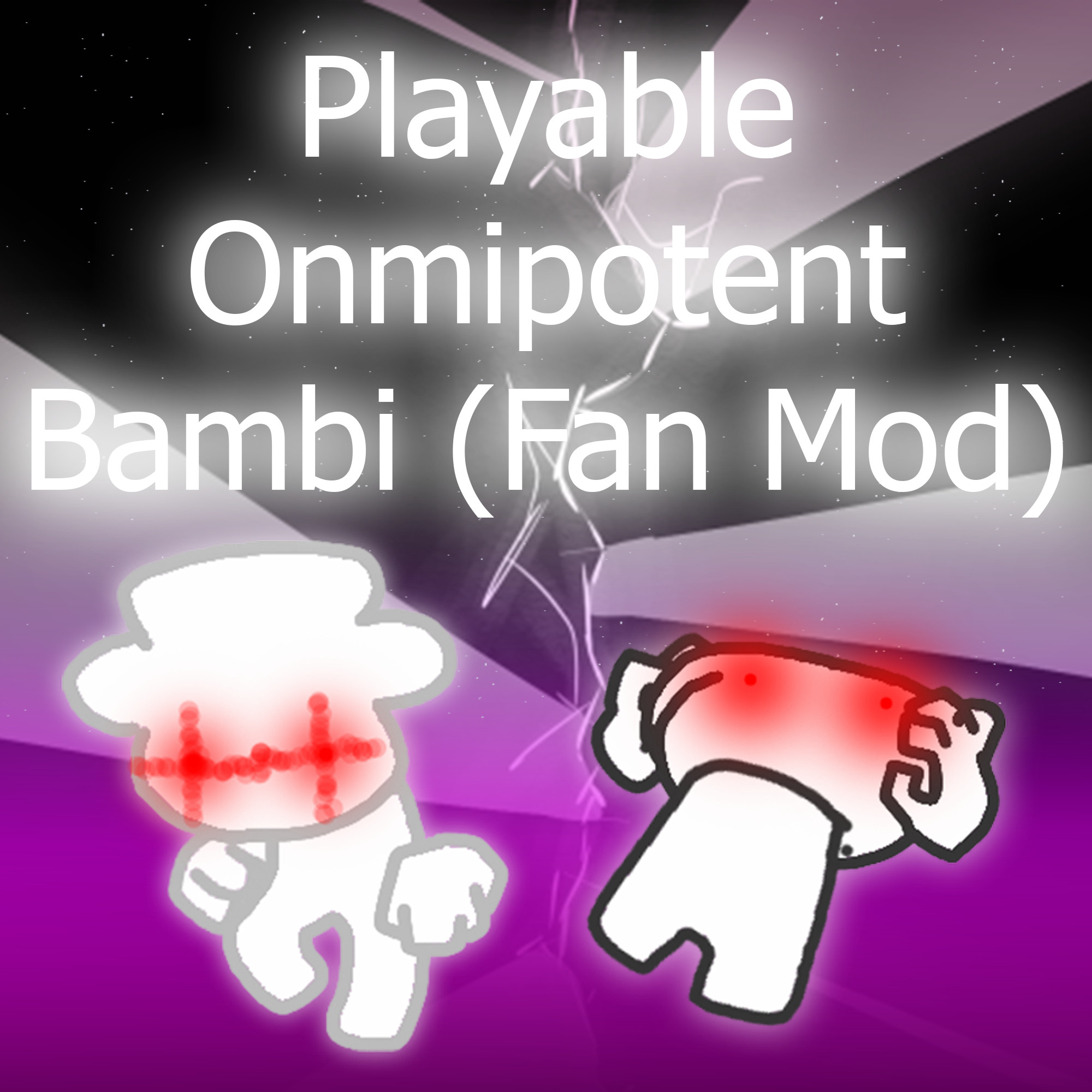 Playable Omnipotent Bambi v1 and v2 Mod for Friday Night Funkin' | FNF Mods