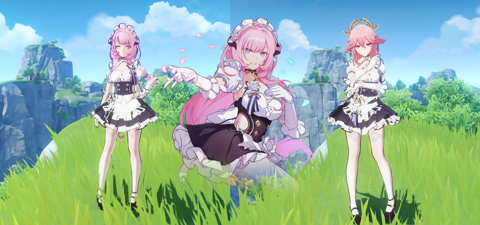 Yae Miko Maid/Elysia Maid Mod for Genshin Impact | GI Mods