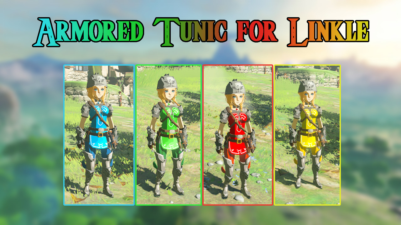 Armored Tunic for Linkle (Colour Options) Mod for The Legend of Zelda ...