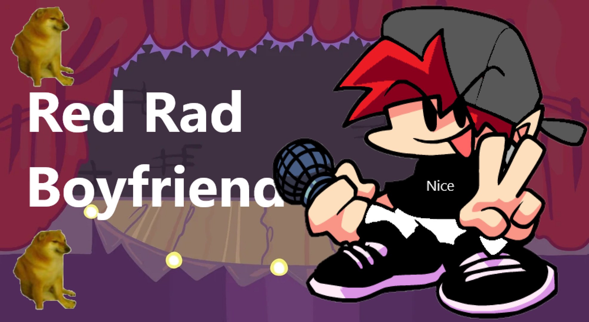 Rad Red Boyfriend! Mod for Friday Night Funkin' | FNF Mods