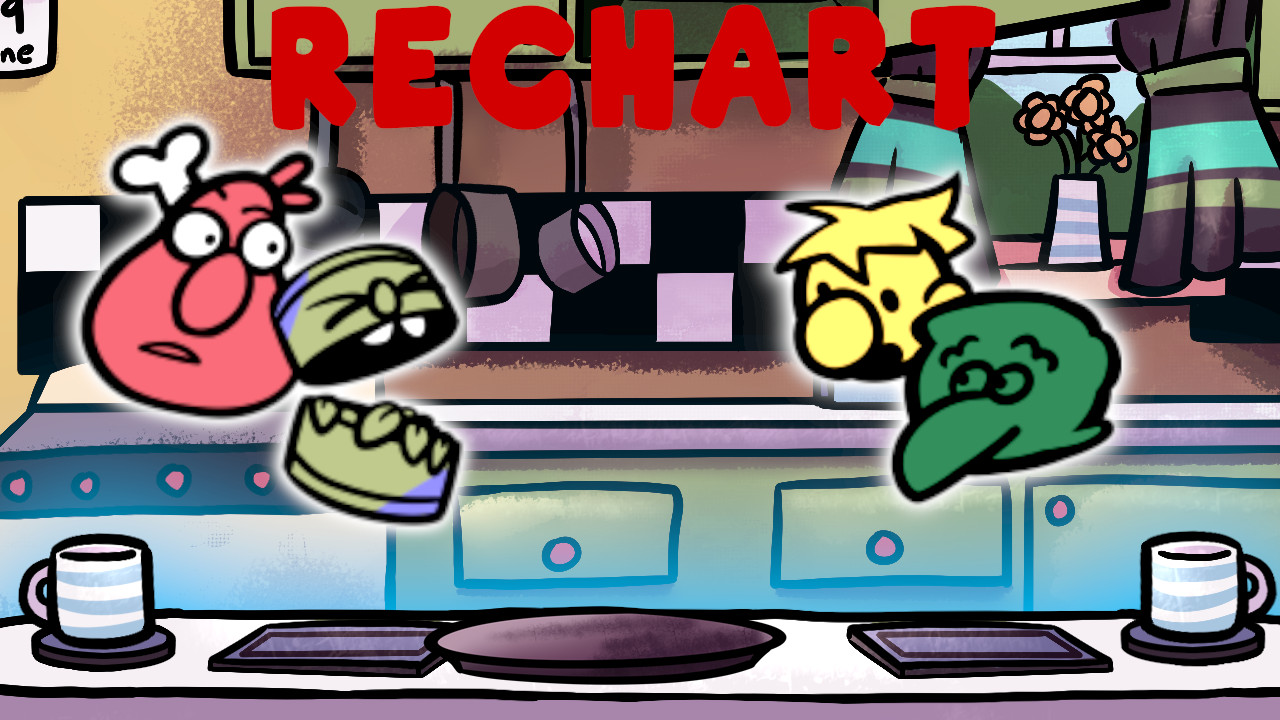 HEALTHY RECHART | FNF X DHMIS Mod for Friday Night Funkin' | FNF Mods