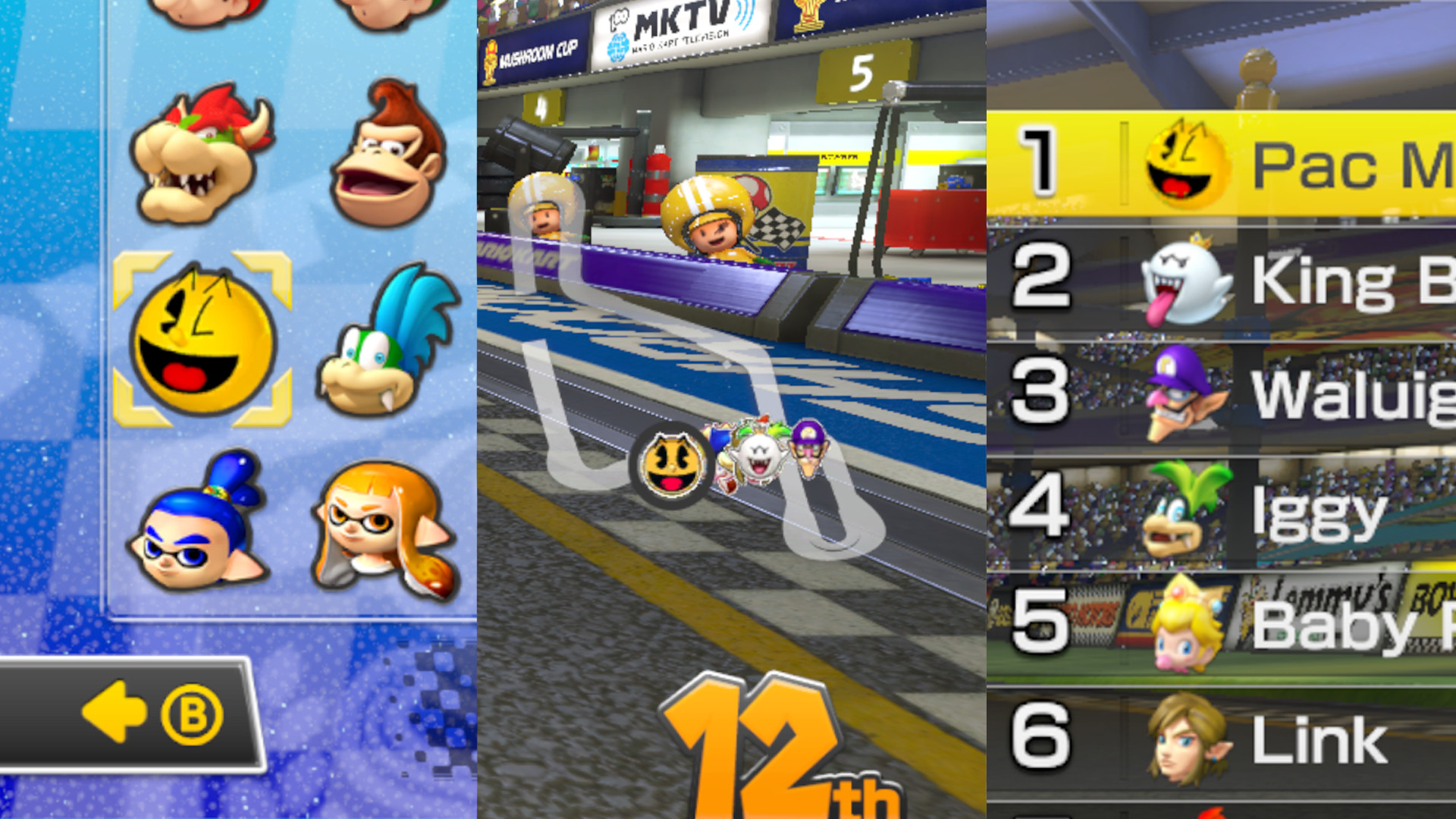 Pac Man HD UI Icons Mod for Mario Kart 8 | MK8 Mods