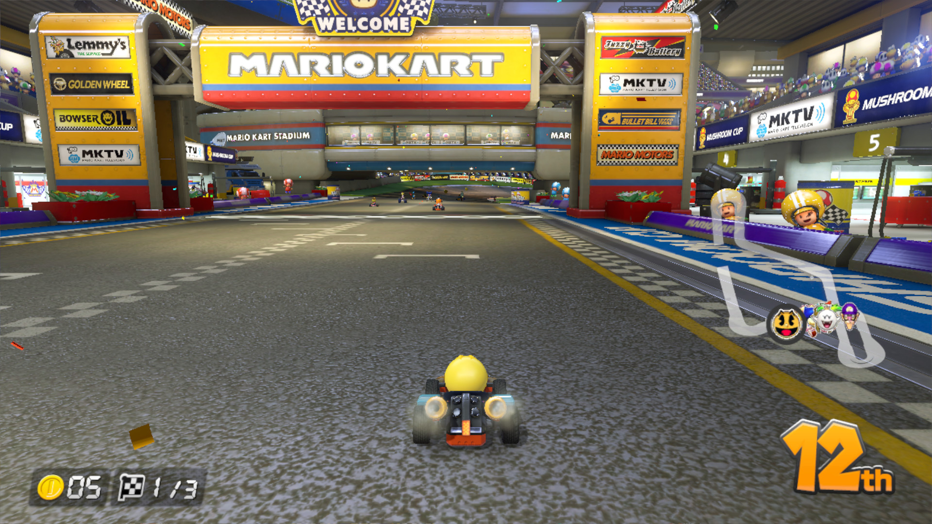 Pac Man HD UI Icons Mod for Mario Kart 8 | MK8 Mods