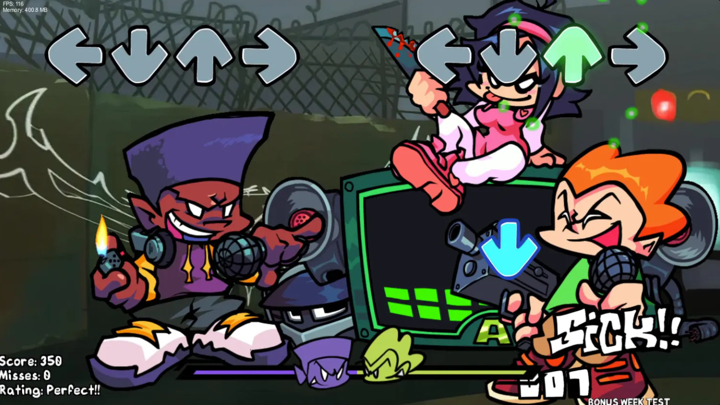 Bonus week fanmade [pico vs darnell] Mod for Friday Night Funkin' | FNF Mods