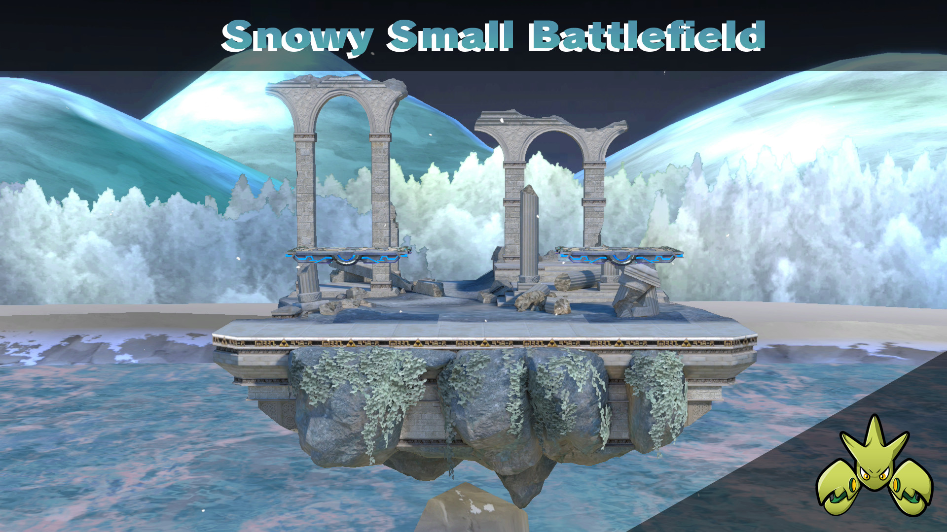 Snowy Small Battlefield Mod for Super Smash Bros. Ultimate | SSBU Mods