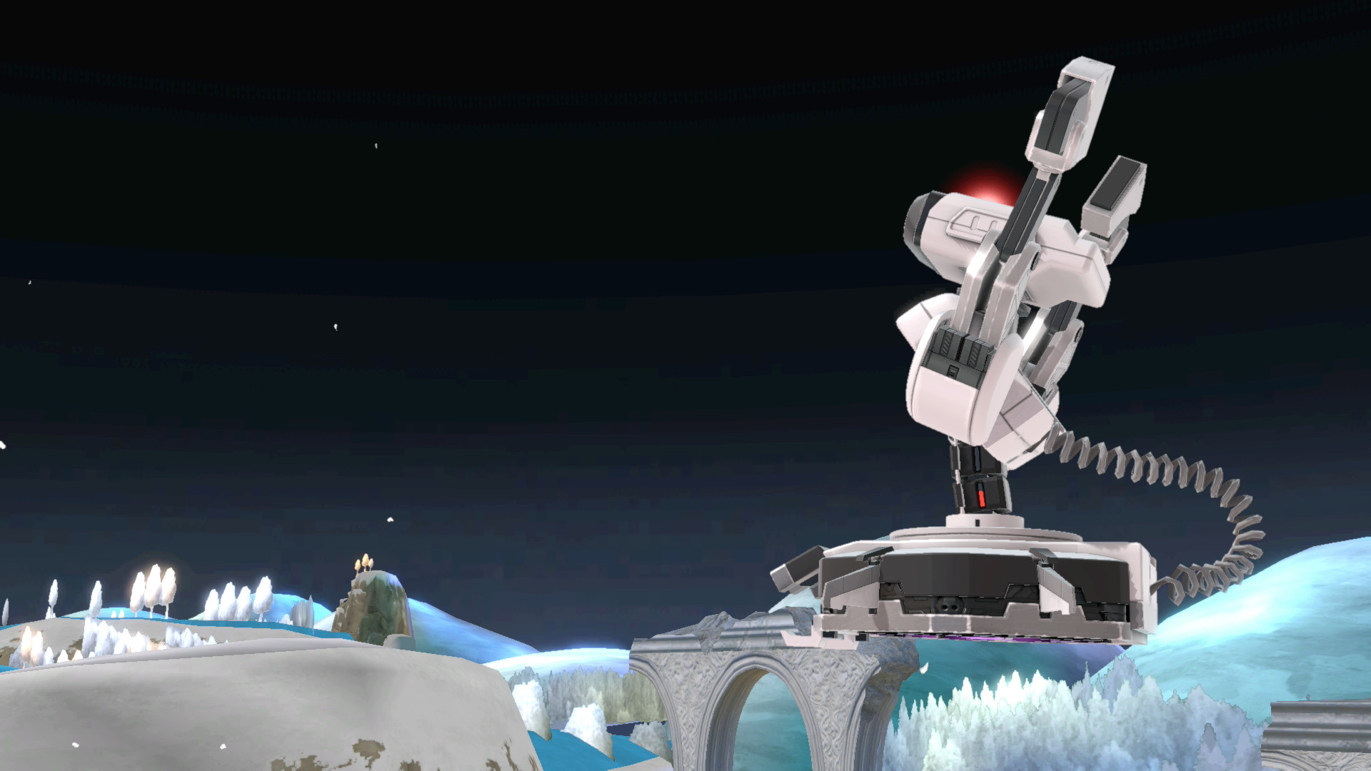 Snowy Small Battlefield Mod for Super Smash Bros. Ultimate | SSBU Mods