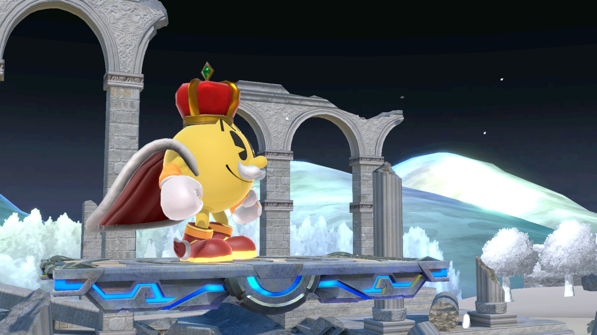 Snowy Small Battlefield Mod for Super Smash Bros. Ultimate | SSBU Mods