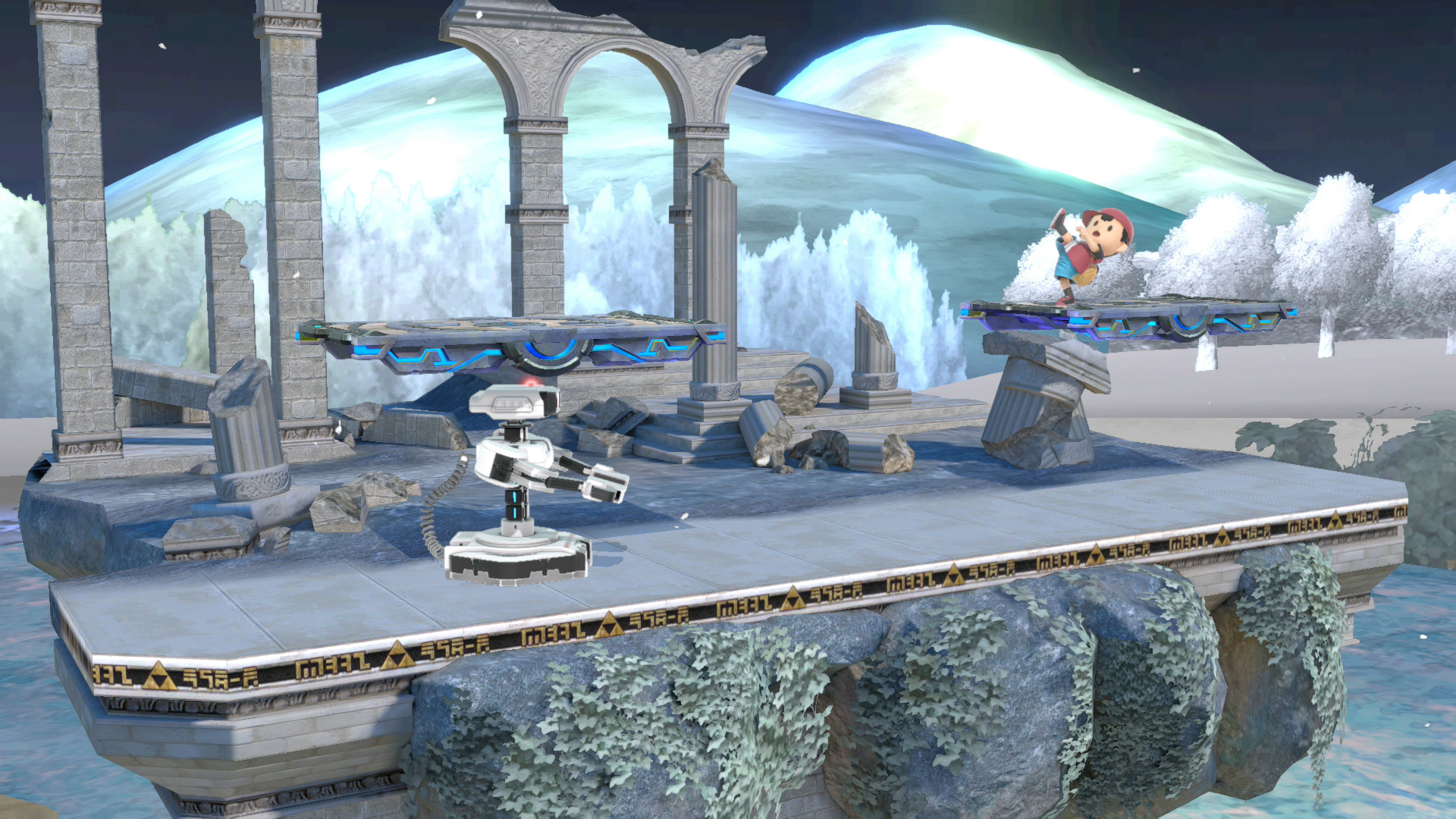 Snowy Small Battlefield Mod for Super Smash Bros. Ultimate | SSBU Mods
