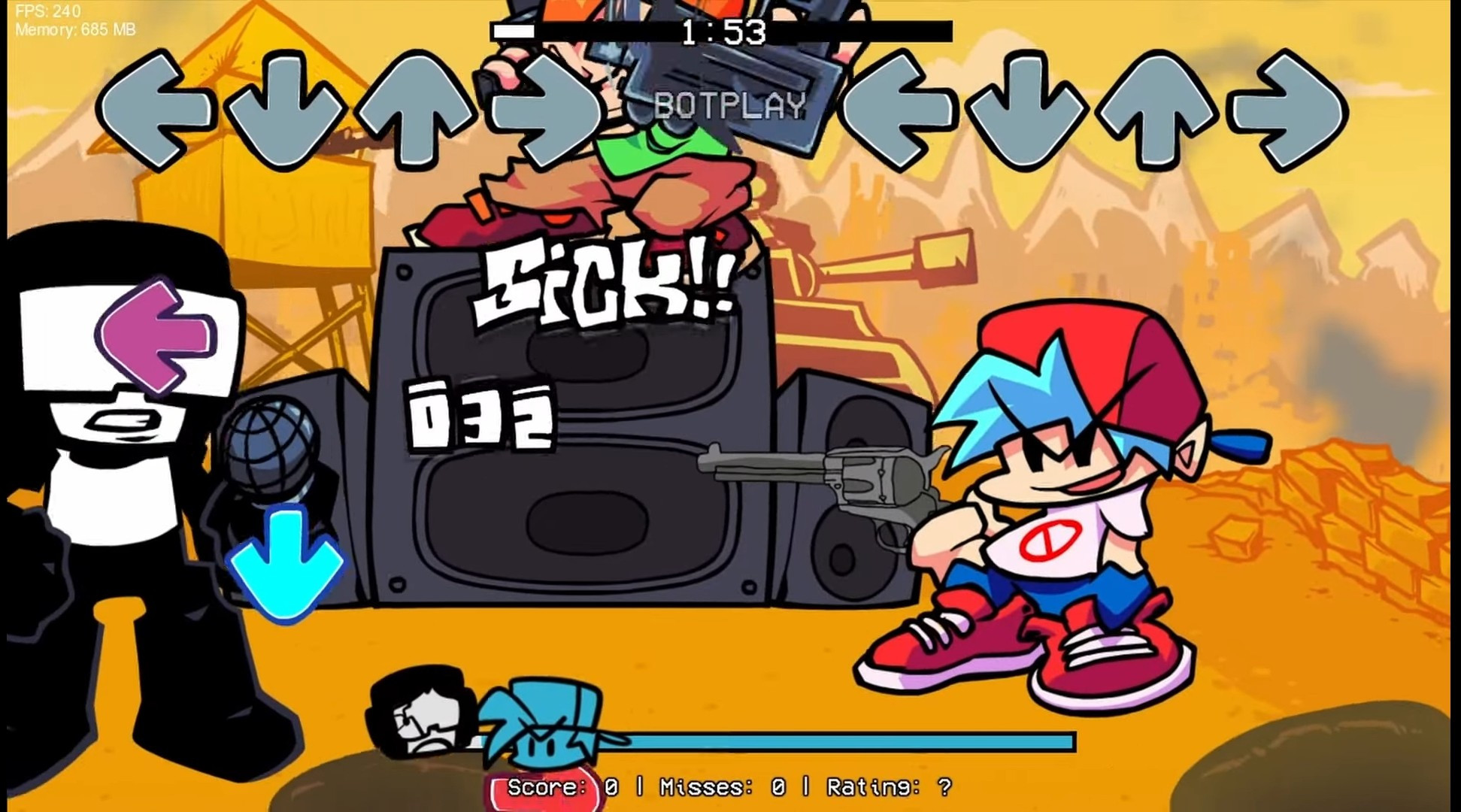 Boyfriend Revolver Mod (V1.2 Update) Mod for Friday Night Funkin' | FNF ...