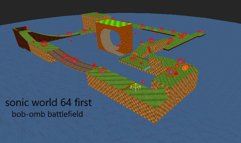 Sonic World 64 Ver. Mod for Super Mario 64 | SM64 Mods