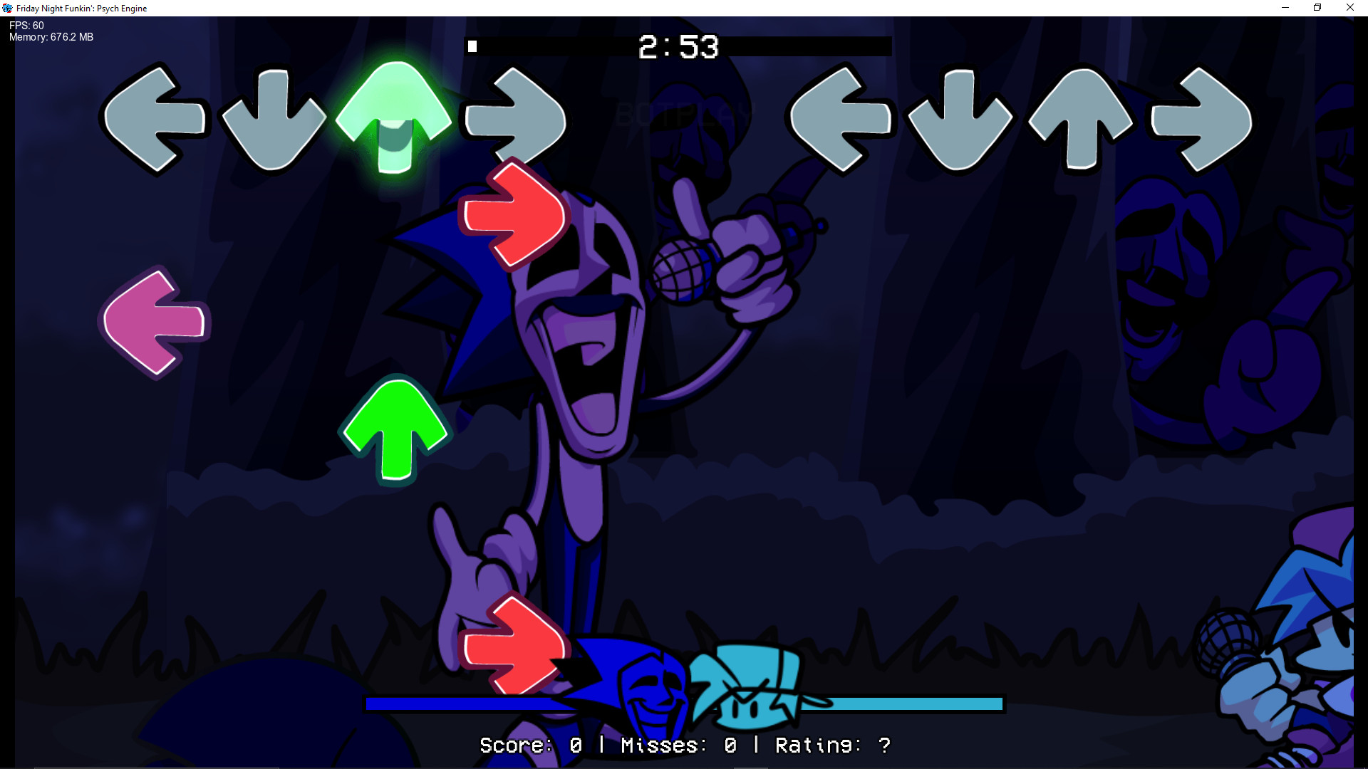 Sonic.EXE Batman Leak (Gotta Go) Charted Mod for Friday Night Funkin ...