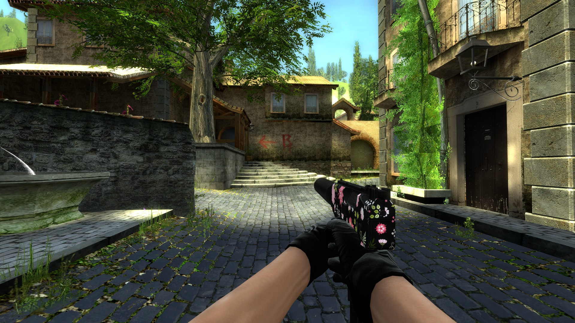 TMP Floral Reskin Mod for Counter-Strike: Source | CS:S Mods