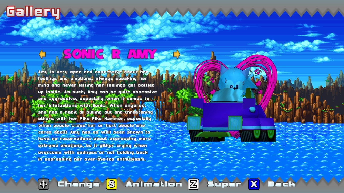 Sonic R Amy Mod for Sonic World | SW Mods