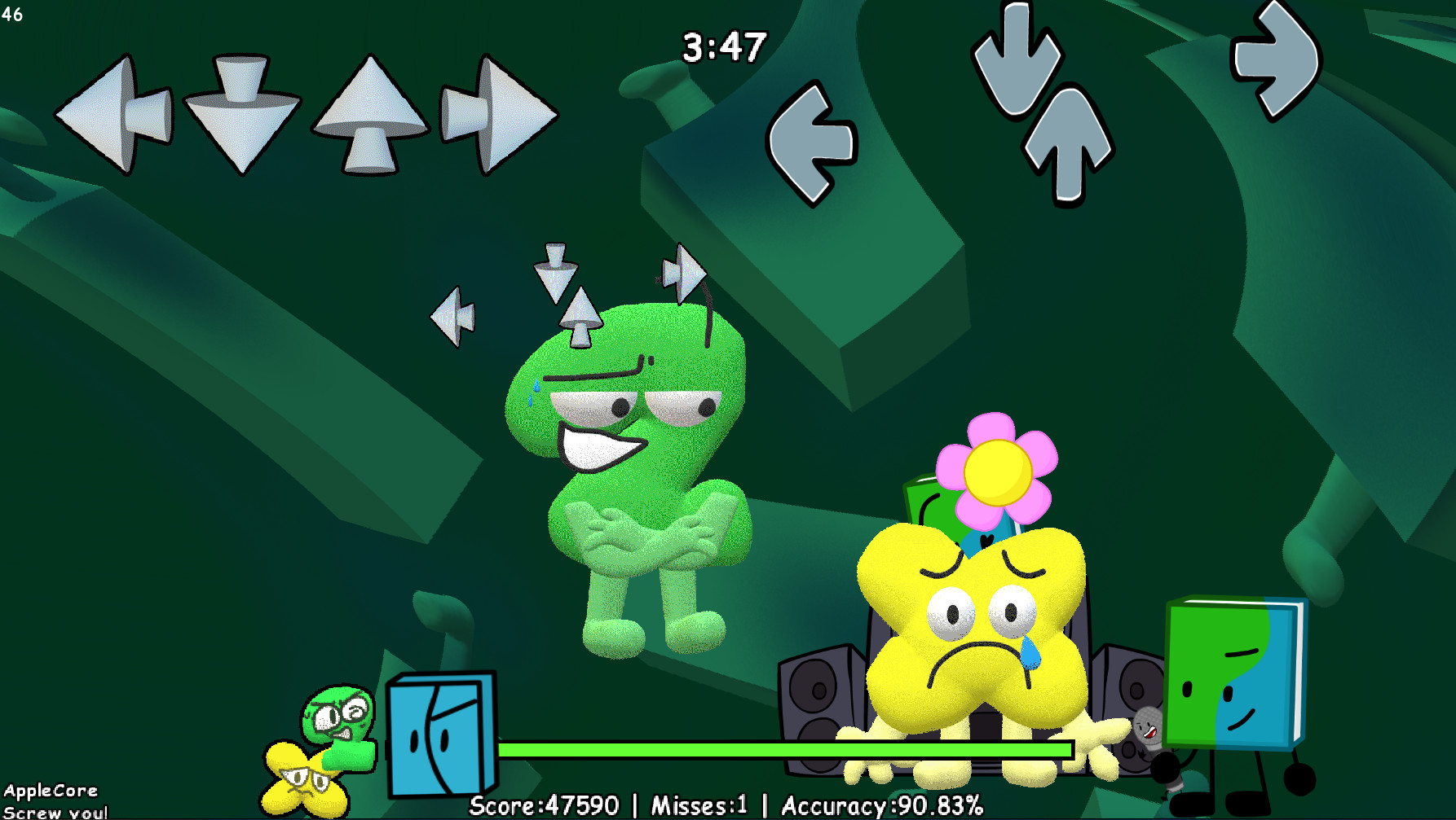 Vs. Dave & Bambi Golden Apple (Bookey/BFB Reskin) Mod for Friday Night ...