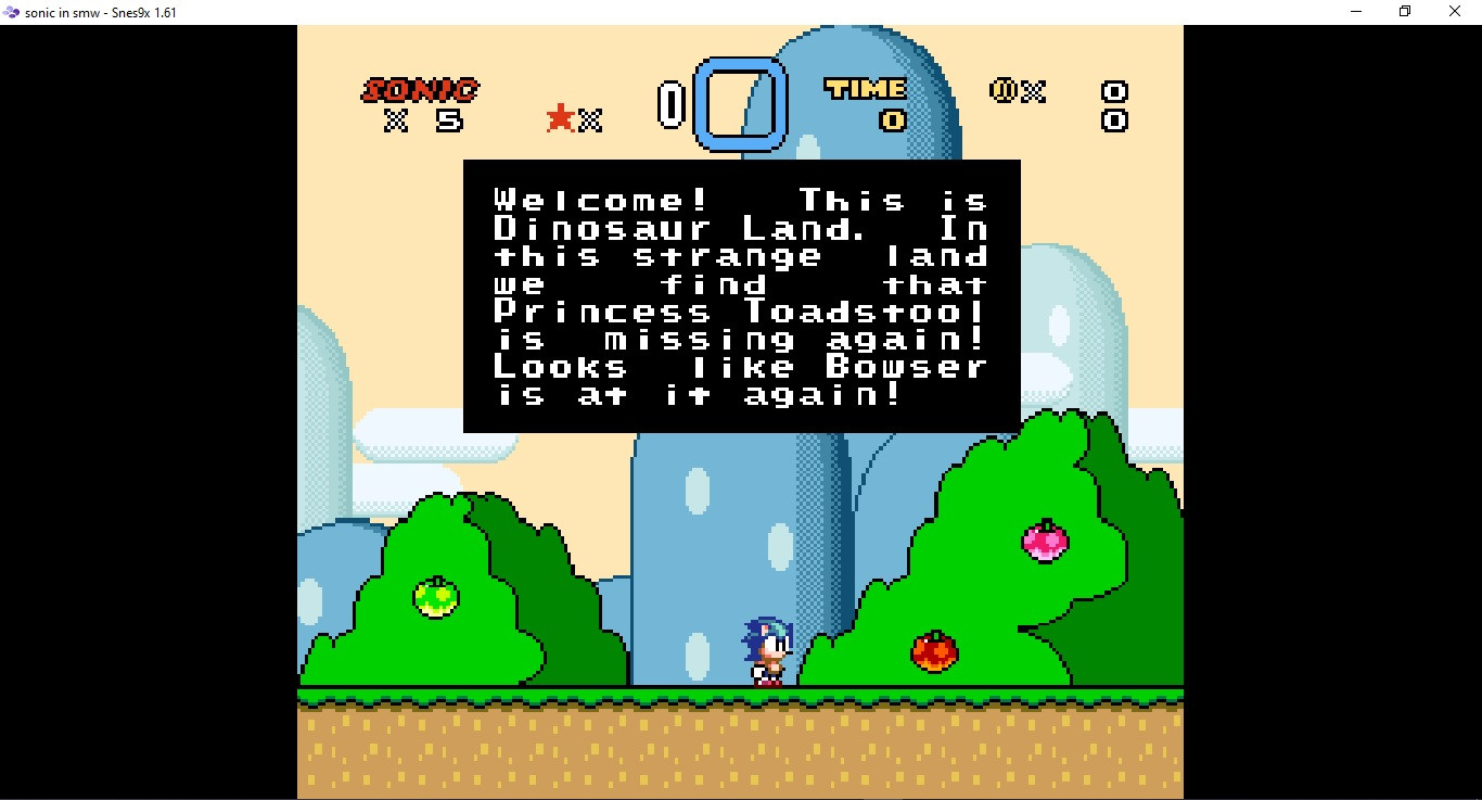 Sonic in SMW Mod for Super Mario World | SMW Mods
