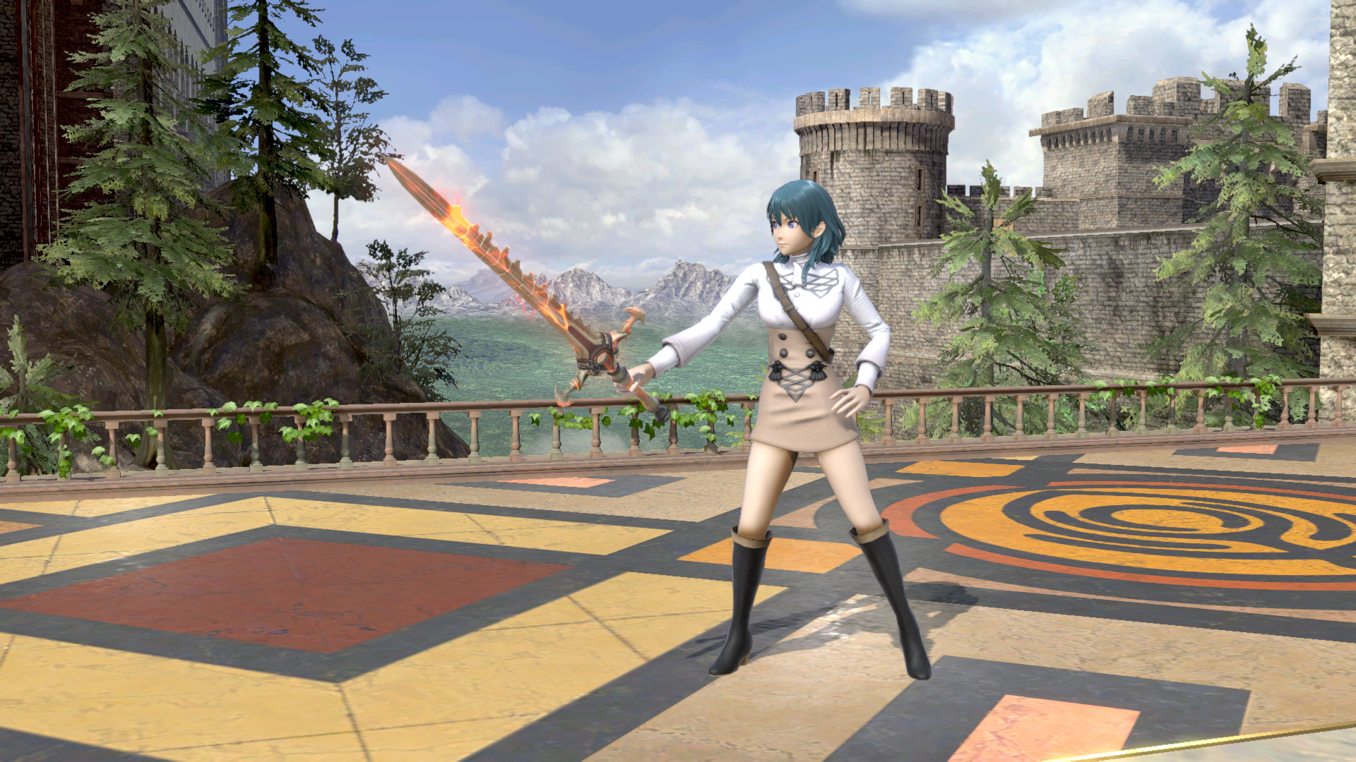 Summer Wear Byleth Mod for Super Smash Bros. Ultimate | SSBU Mods