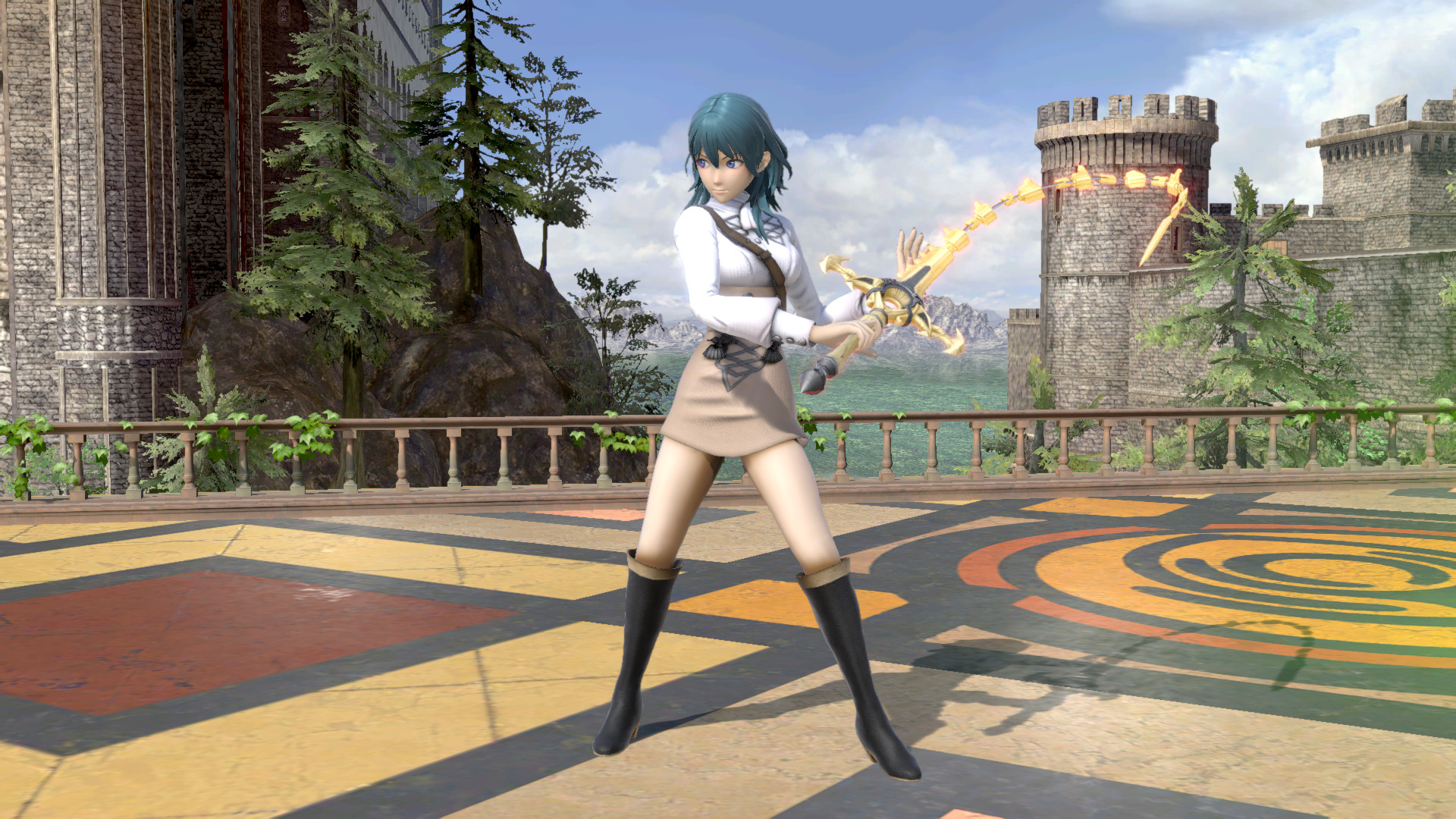 Summer Wear Byleth Mod for Super Smash Bros. Ultimate | SSBU Mods