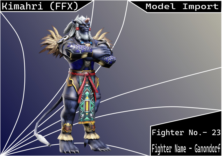 Kimahri (FFX) [Super Smash Bros. Ultimate] [Mods]