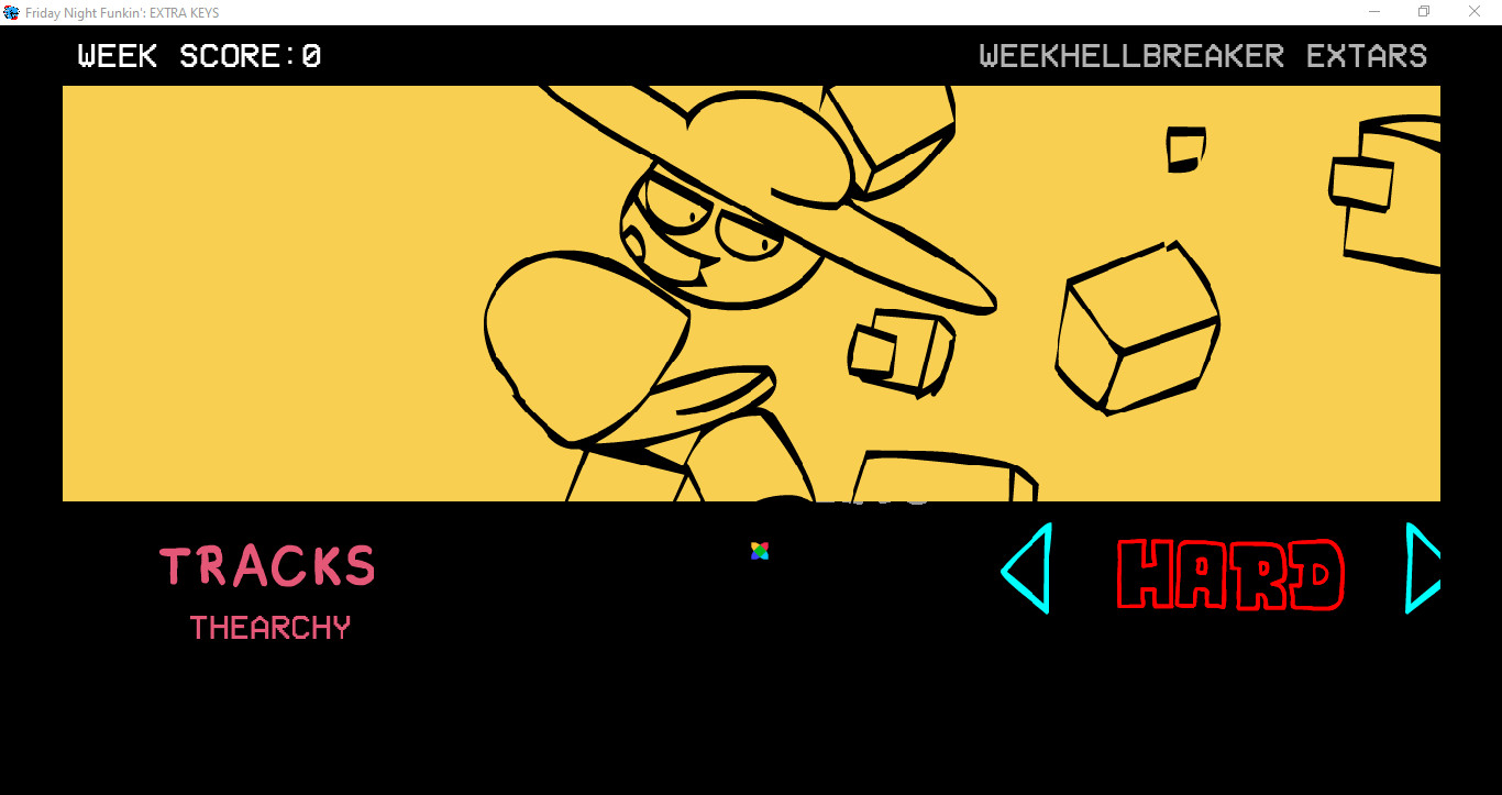 fnf vs thearchy but 9key Mod for Friday Night Funkin' | FNF Mods
