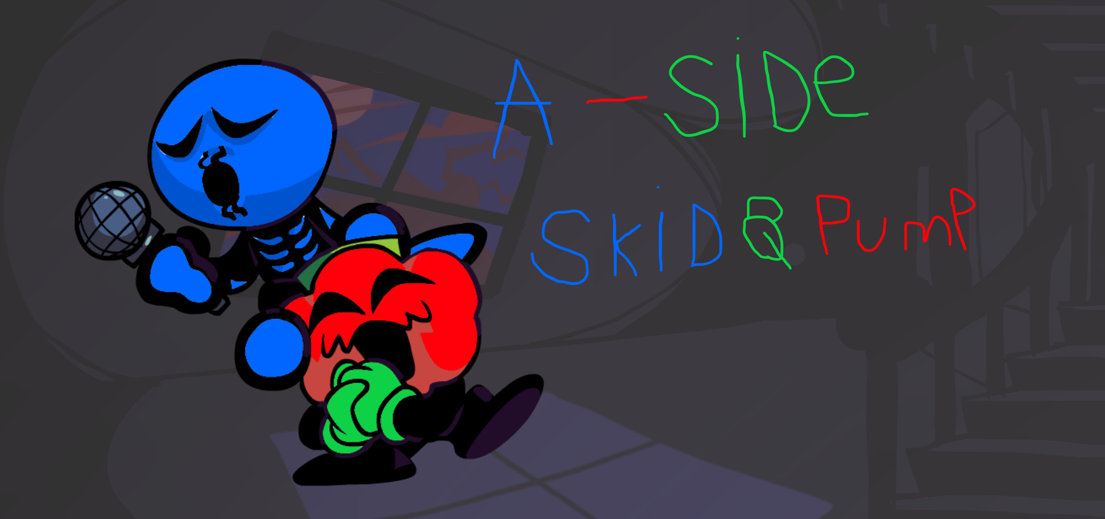 fnf A-side Mod for Friday Night Funkin' | FNF Mods