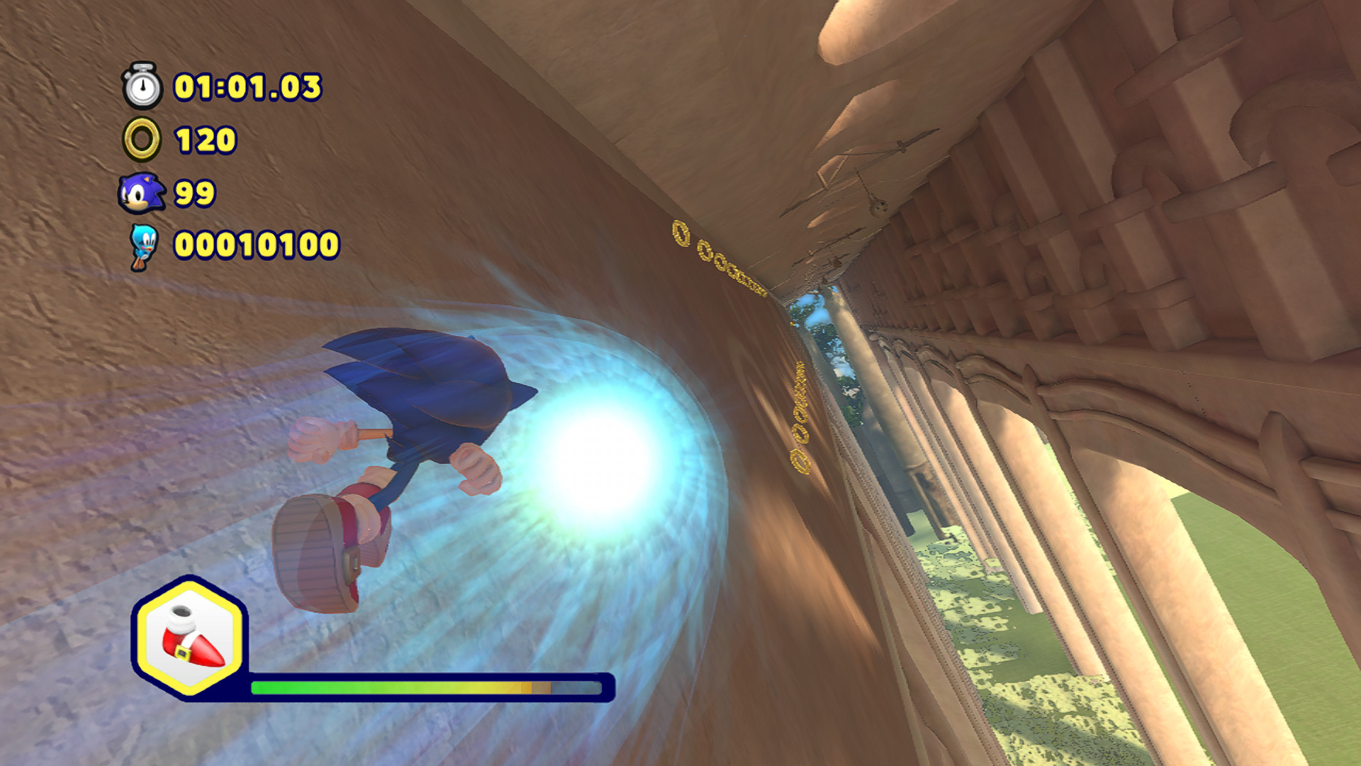 Sonic Lost World HUD [Sonic Unleashed (X360/PS3)] [Mods]