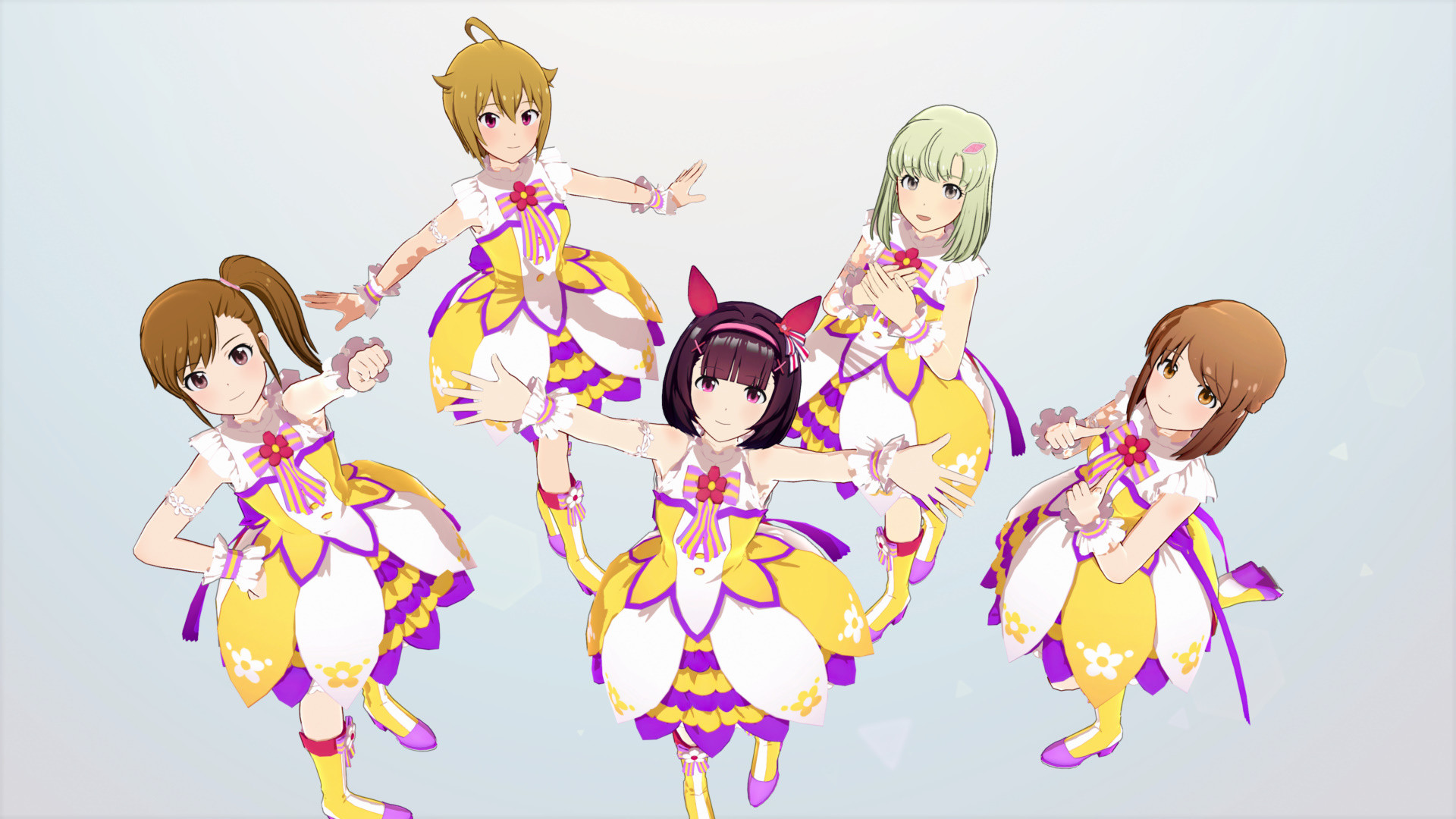 Nishino Flower Hairstyle for Kohaku(Updated) Mod for THE IDOLM@STER STARLIT SEASON | Im@s Mods