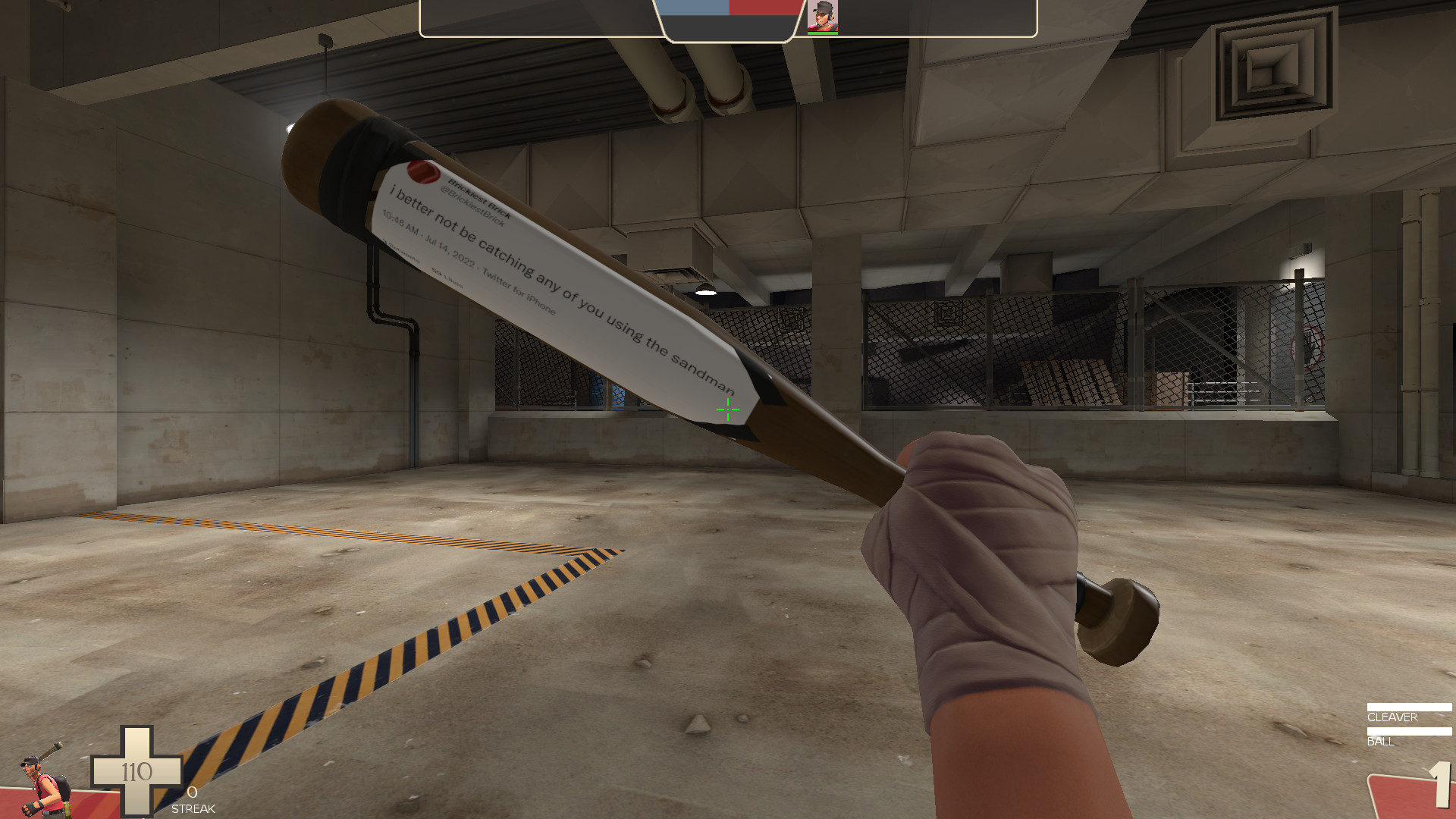 Brickiest Brick Sandman Skin Mod for Team Fortress 2 | TF2 Mods