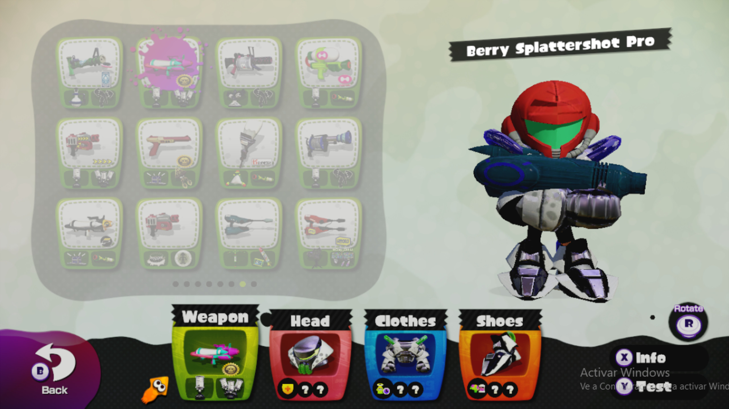 Samus Weapon and Helmet pack! Mod for Splatoon | Splatoon Mods