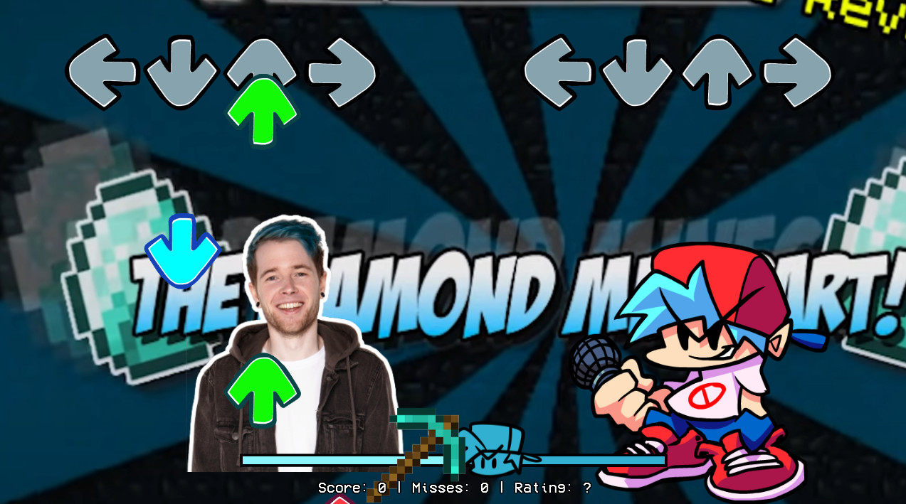 DanTDM screams OG Mod for Friday Night Funkin' | FNF Mods