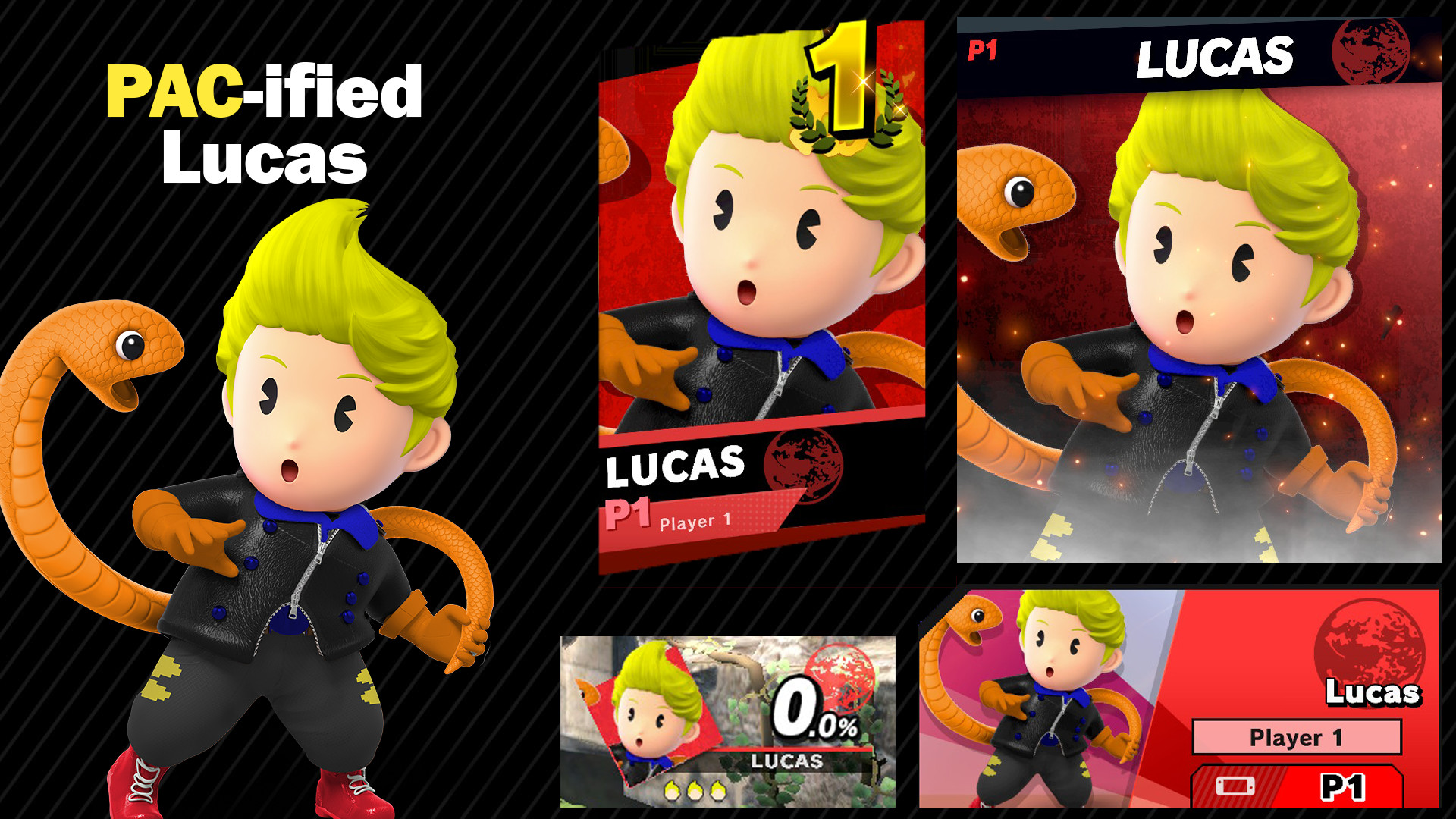 PAC-ified Lucas Mod for Super Smash Bros. Ultimate | SSBU Mods