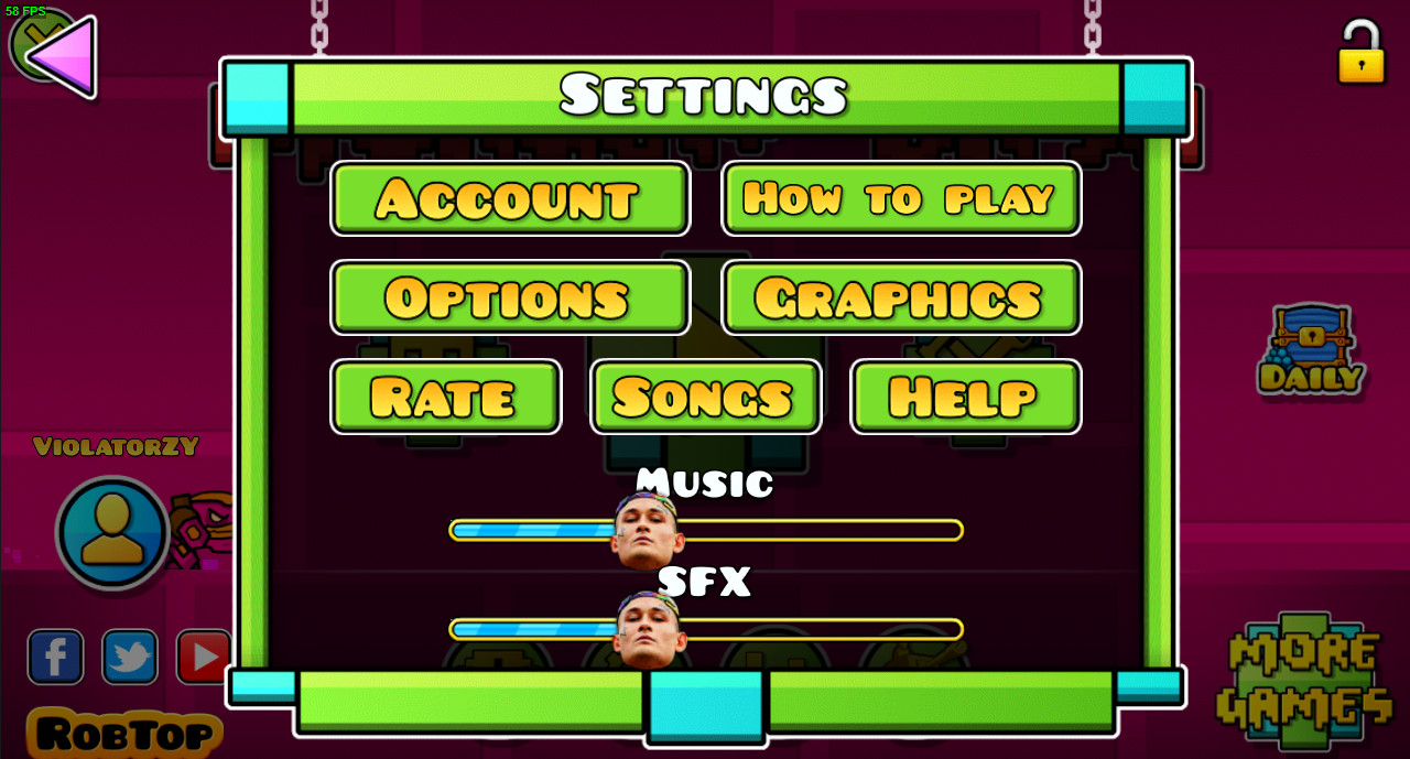 Morgen Dash (texture pack) Mod for Geometry Dash | GD Mods