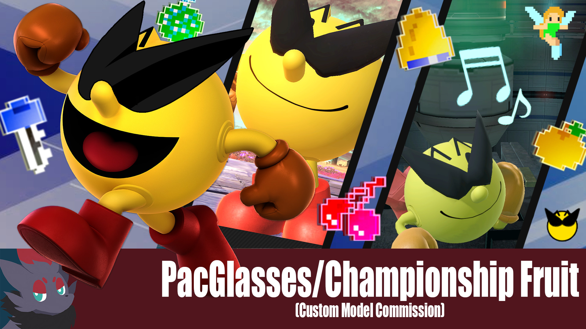Wallpapers Fruits Pac Man