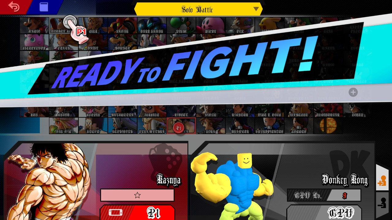 Baki ui Mod for Super Smash Bros. Ultimate | SSBU Mods