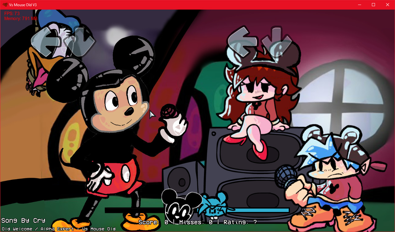 Vs Mouse OLD V3 (Test)! Mod for Friday Night Funkin' | FNF Mods