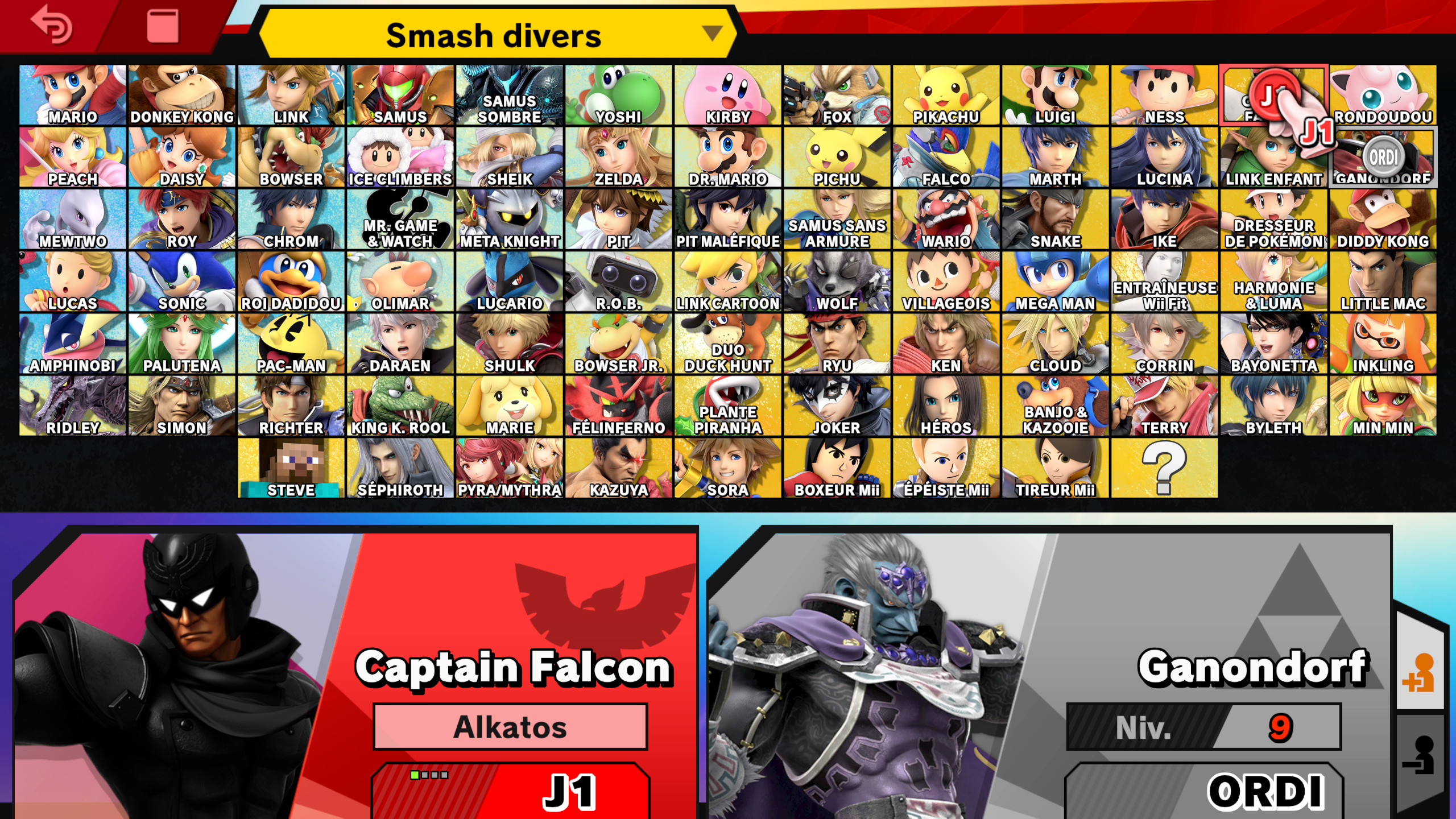 Dark Captain Falcon [Super Smash Bros. Ultimate] [Mods]