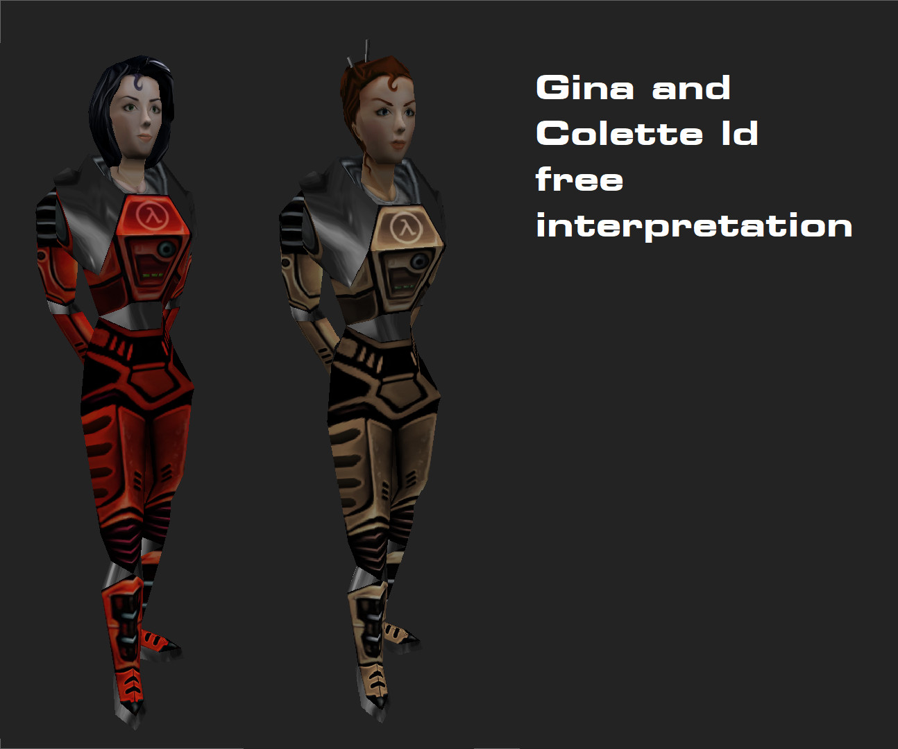 Gina and Colette ld free interpretation [Half-Life] [Mods]